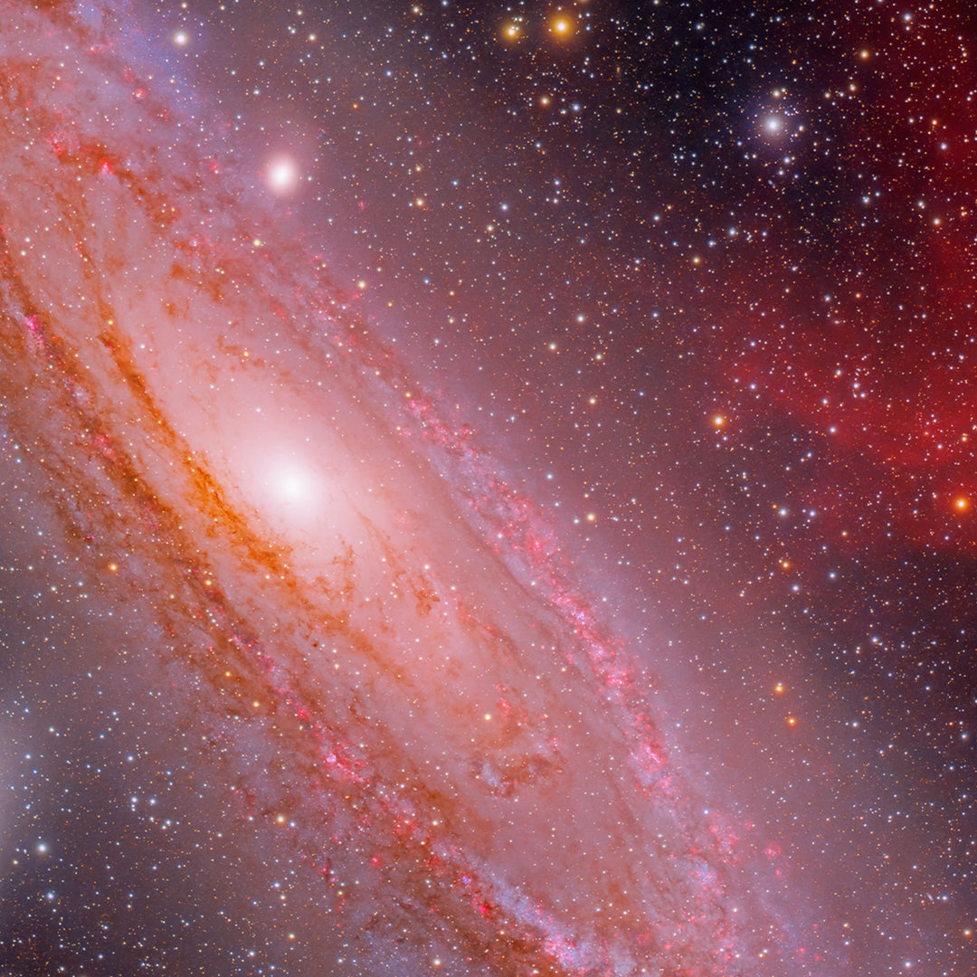 Andromeda Galaxy in Hydrogen Clouds | Buy Fine Art Print - Cosmonity ...