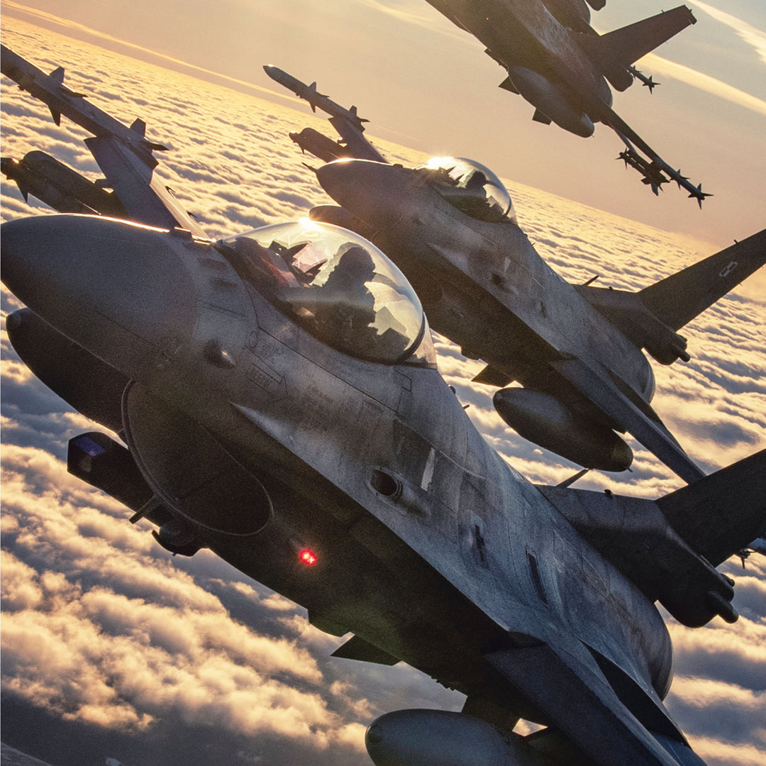 Polish F-16 Squadron by hesja | Buy Fine Art Print - Cosmonity.com ...